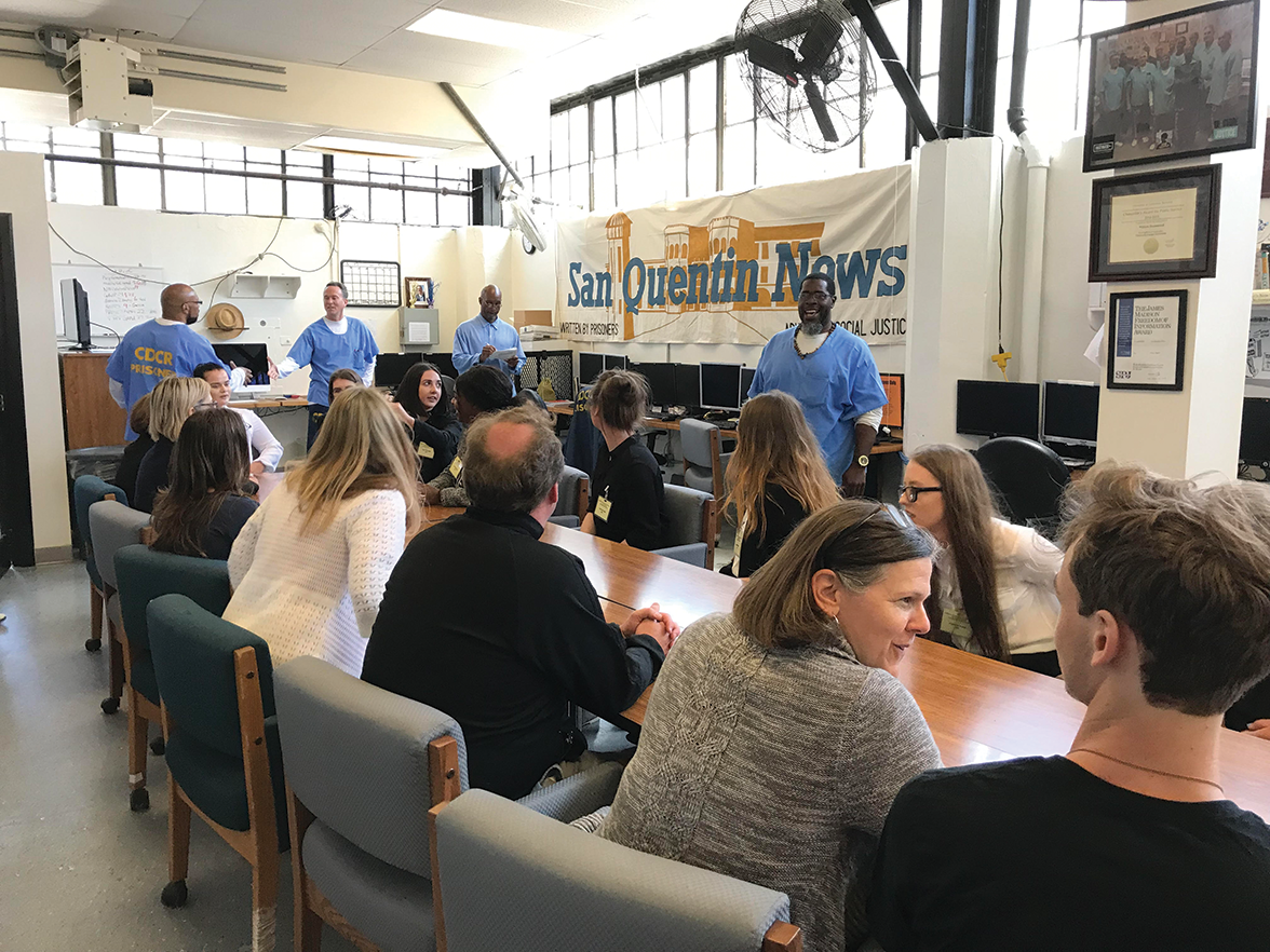 Britain’s Derby law school members visit San Quentin